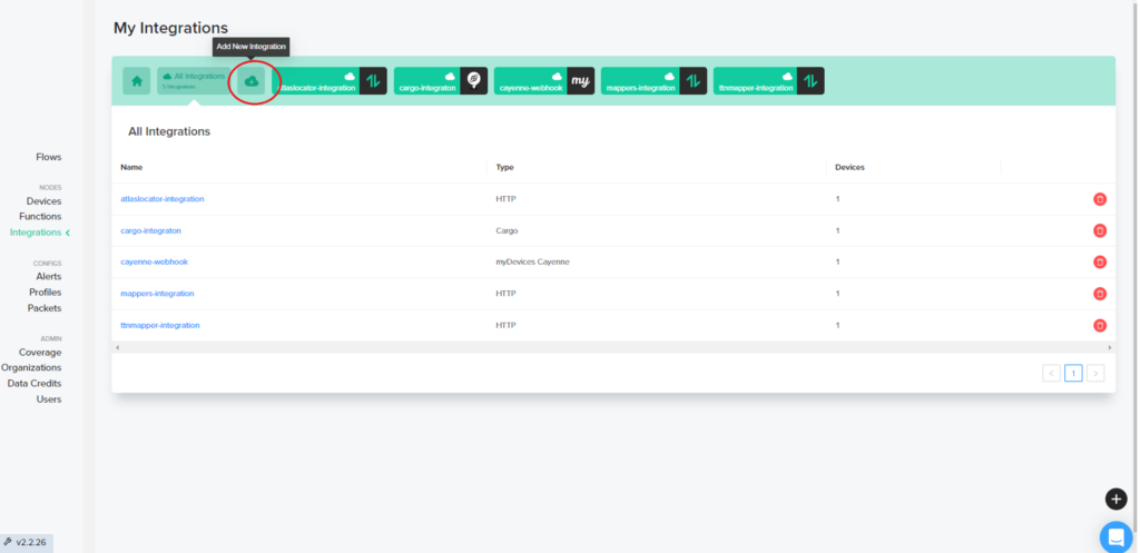 See more information on HELIUM connection integration - AtlasLocator